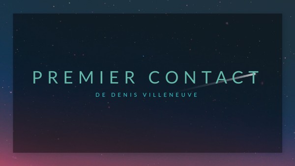 PREMIER CONTACT | Genially