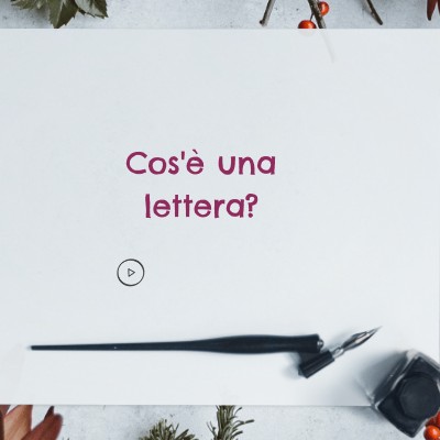 Cos'è una lettera? | Genially