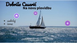 Dobriša Cesarić: Na novu plovidbu | Genially
