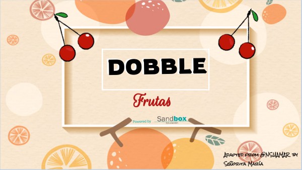 Copy - Dobble Frutas sin tiempo