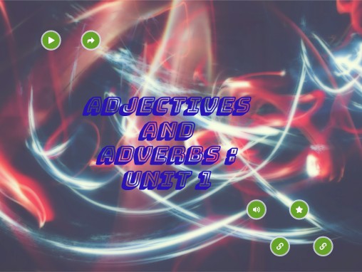 Unit 1: adjectives and Adverbs 300 | Genially