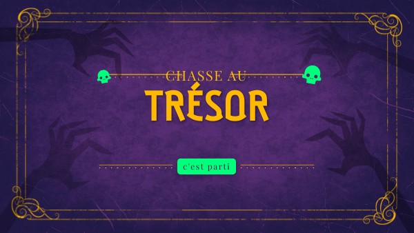 chasse au tresor | Genially