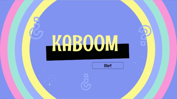 Kaboom school vocabulary