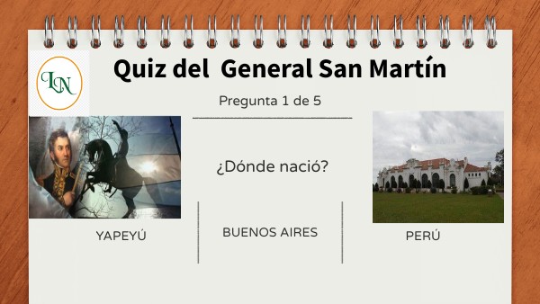 QUIZ del General San Martín | Genially