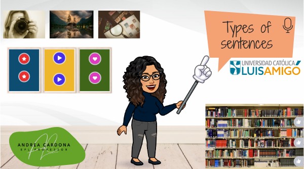 Types of sentences LING02 | Genially