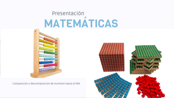 Presentación de Matemáticas