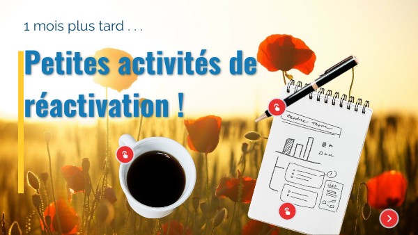 Réactivation 1 mois | Genially