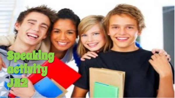 Speaking activity Jr2 | Genially