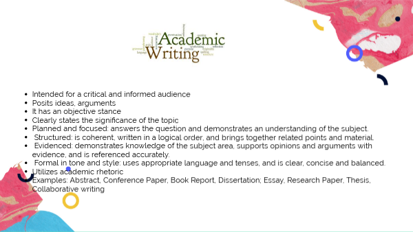 ACADEMIC WRITING | Genially