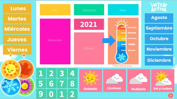 Calendario interactivo | Genially