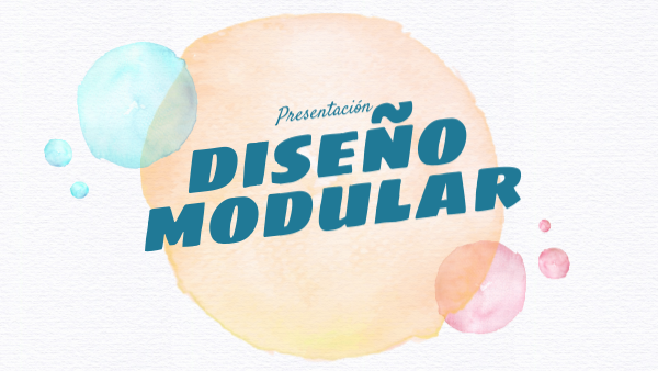 DISEÑO MODULAR | Genially