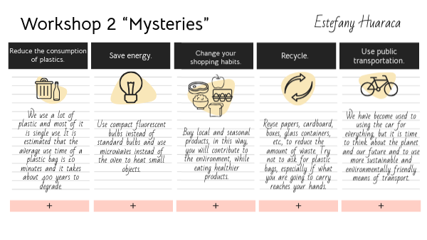 Workshop 2 “Mysteries” | Genially