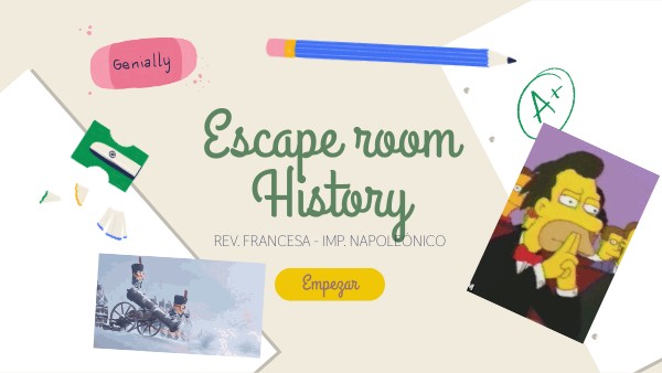 ESCAPE ROOM HISTORY | Genially
