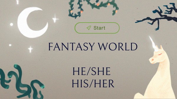 Unit 1 -kartkówka -he/she his/her | Genially