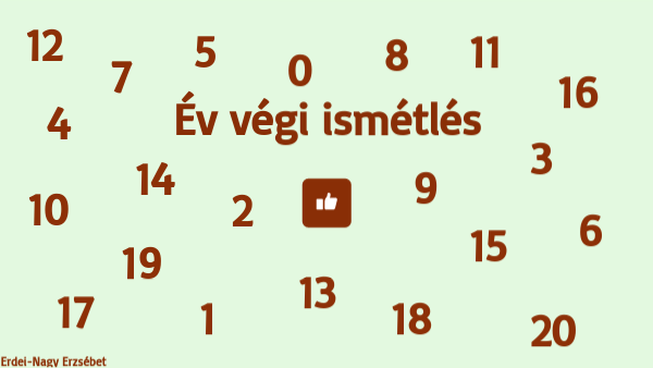 Év végi ismétlés | Genially