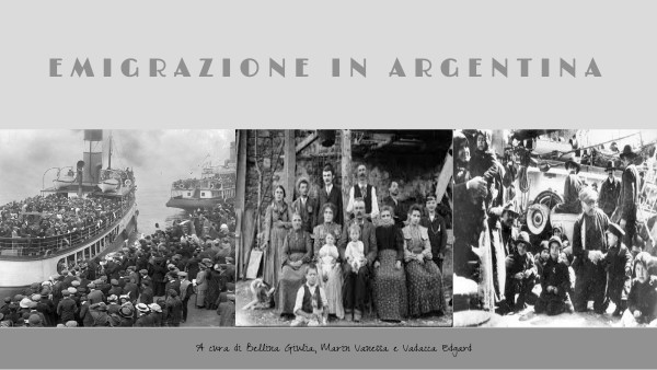 Emigrazione italiana in Argentina | Genially