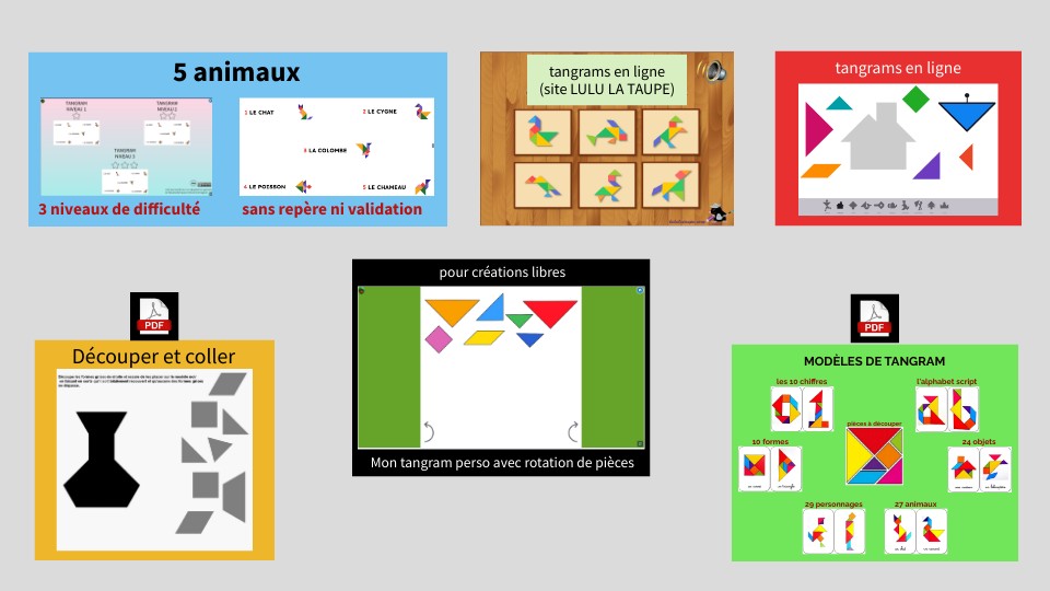 tangrams DEF | Genially