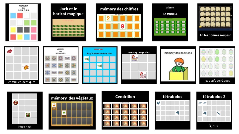 mémory (accueil) | Genially