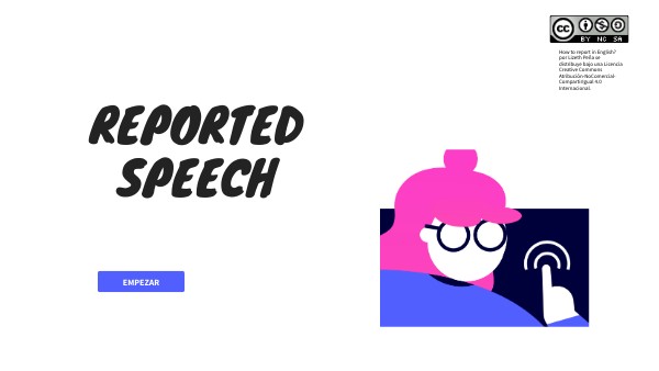 Reported Speech | Genially