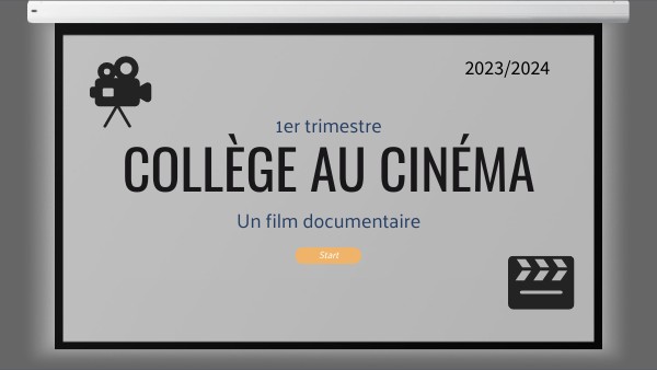 PROJECTION PRESENTATION | Genially