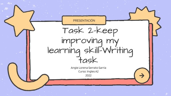 Task 2-Writing task | Genially
