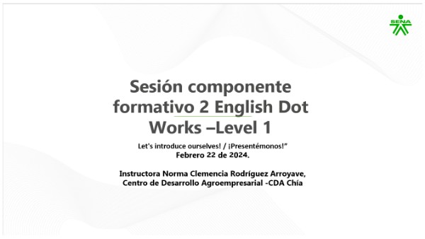 SENA COMPONENTE 2 | Genially