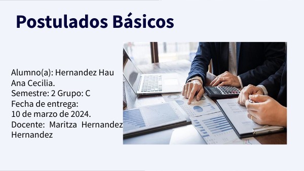 POSTULADOS BASICOS | Genially