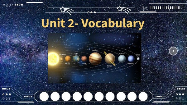 Unit 2 vocabulary