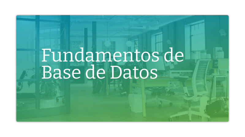 fundamentos de bases de datos