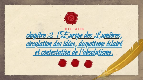 synthèse - chapitre 2