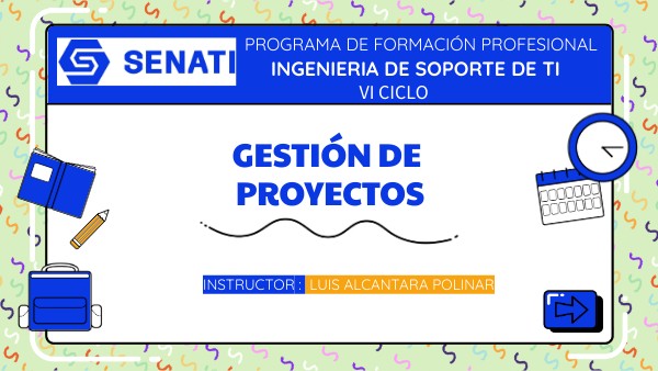 Gestión de proyectos-1ra semana | Genially