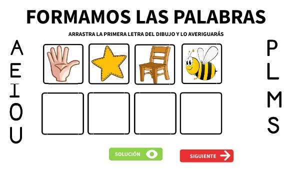 FORMAMOS PALABRAS CONCIENCIA FONOLÓGICA | Genially