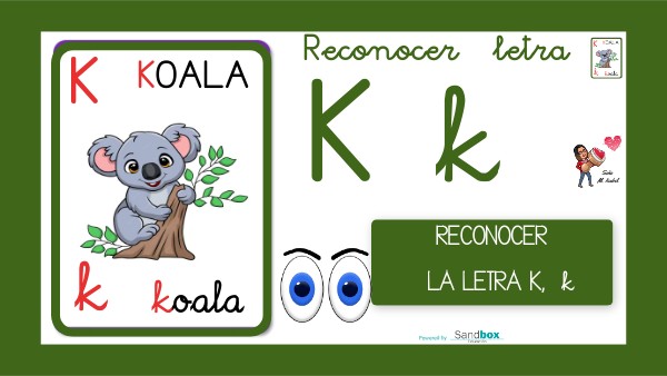 RECONOCER LETRA K | Genially