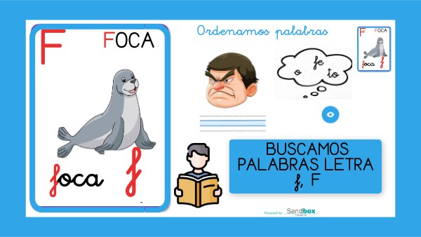 FORMAMOS PALABRAS LETRA F | Genially