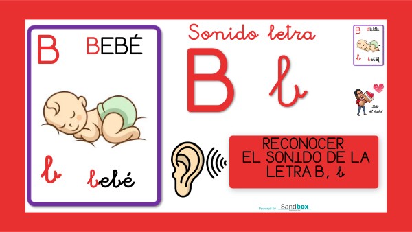 RECONOCER EL SONIDO DE LA LETRA B | Genially