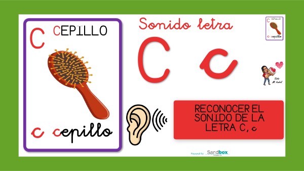 RECONOCER EL SONIDO LETRA C | Genially