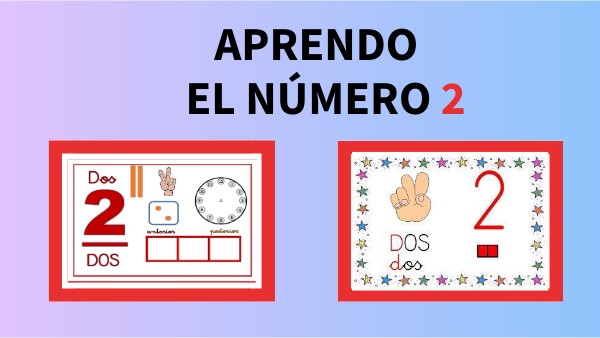 APRENDO EL NÚMERO 2 | Genially