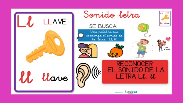 RECONOCER EL SONIDO DE LA LETRA LL