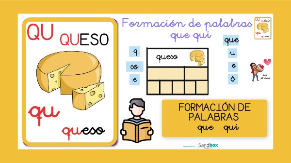 FORMAMOS PALABRAS CON QUE QUI