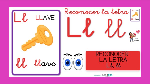 RECONOCER LA LETRA LL
