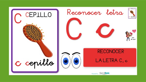 RECONOCER LA LETRA C | Genially
