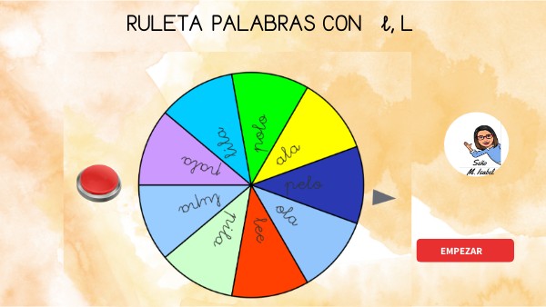 RULETA PALABRAS CON l.L
