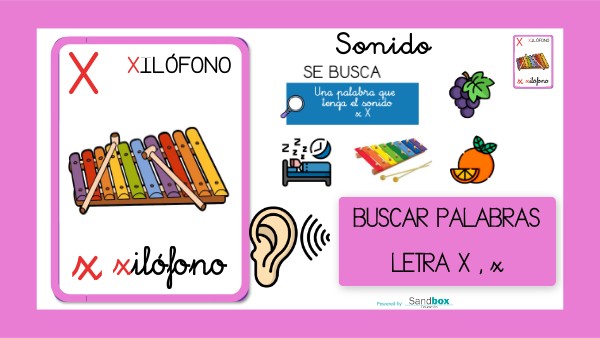 SONIDO LETRA X , x