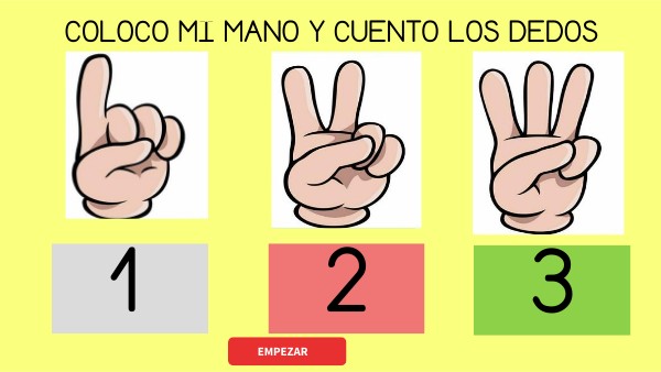 MANO - NÚMEROS 1-2-3 | Genially