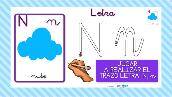 REALIZAR EL TRAZO LETRA N n | Genially