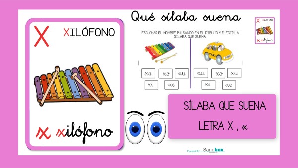 QUÉ SÍLABA SUENA LETRA X