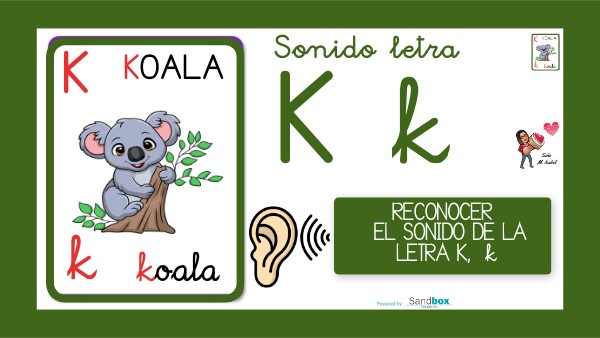 SONIDO LETRA K | Genially