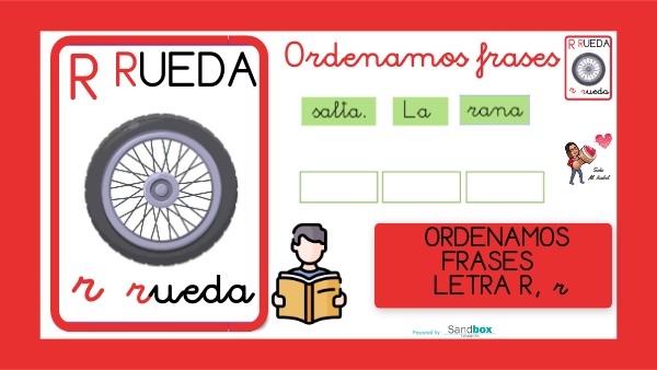 ORDENAMOS FRASES LETRA R