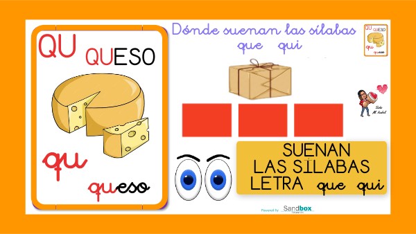 DÓNDE SUENAN LAS SÍLABAS QUE QUI