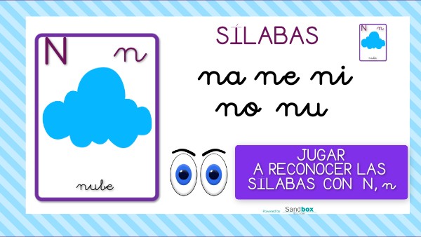 RECONOCER LAS SÍLABAS CON N n